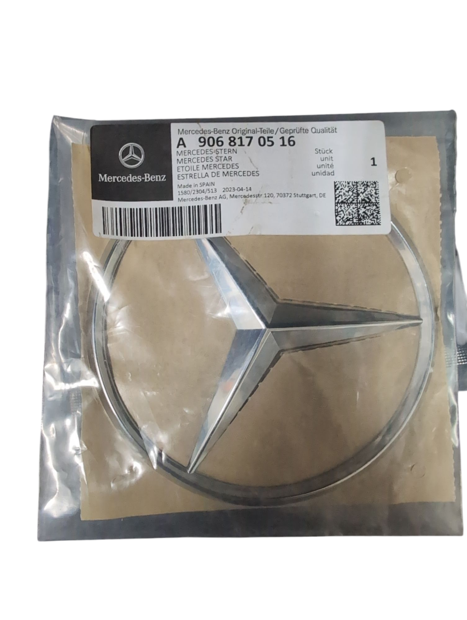 New Genuine Mercedes-Benz Sprinter Front Star Emblem Badge – New - Own4Less